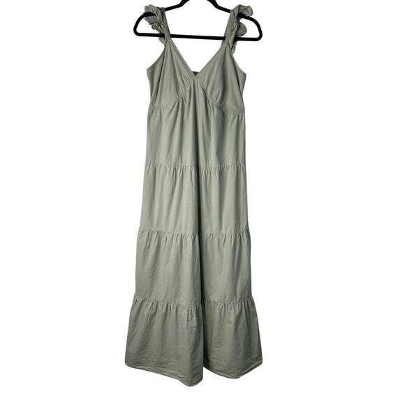Sim & Sam | Dresses | Sim And Sam Dress Size L Green Smocked Back ...